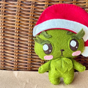 Christmas PDF Pattern Felt Grinch / Felt Green Grinch Sewing Pattern ...