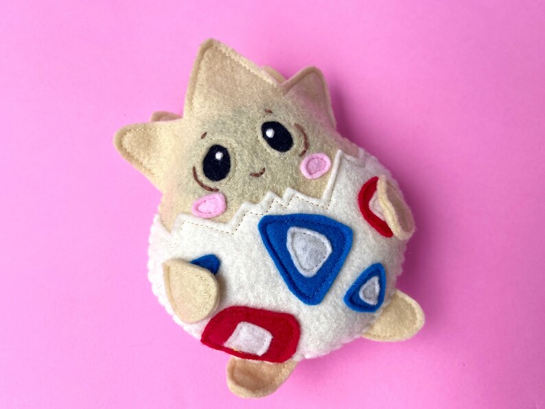PDF Togepi Toy Pattern / Felt Easy Sewing Pattern / Pokemon - Etsy