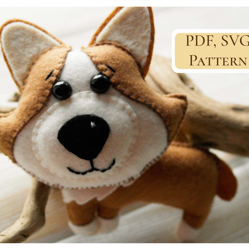 Dog Felt Pattern - Etsy