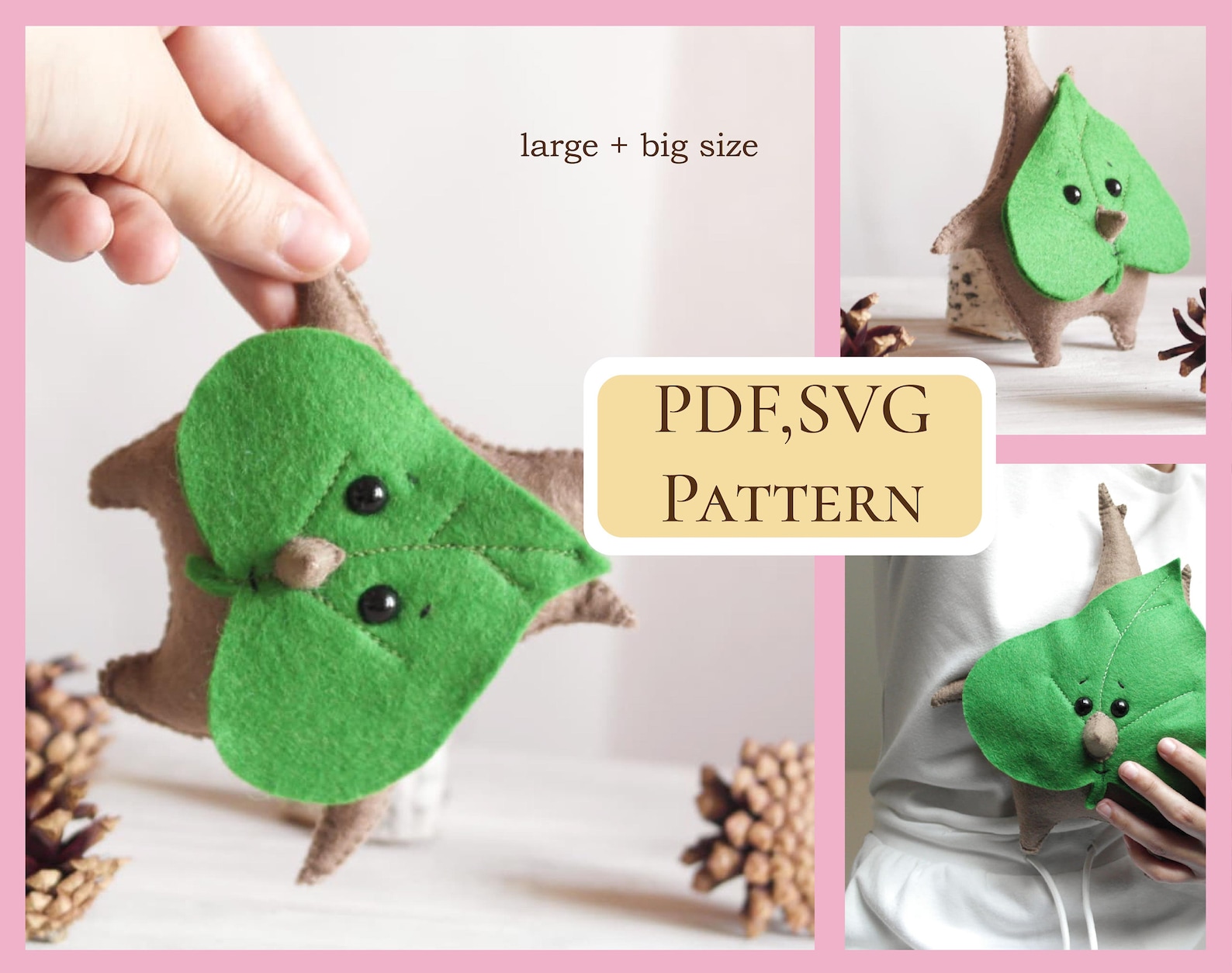 PDF Korok Makar Doll Pattern / Korok Felt Easy Sewing Pattern - Etsy