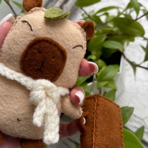 Capybara PDF Felt Toy Pattern / Felt Easy Sewing Doll Pattern / Cute ...