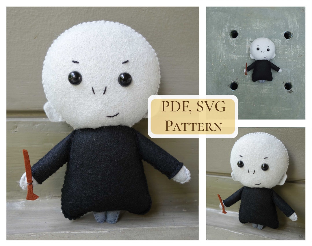 The Dark Lord Felt Pattern / Voldemort / Felt Pattern / Magician ...