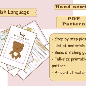 PDF Goombella Felt Pattern / Mario Nursery Decor DIY / Paper Mario Soft ...