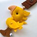 PDF Chocobo Doll Pattern / Riding Bird Felt Easy Sewing Pattern / Chick ...