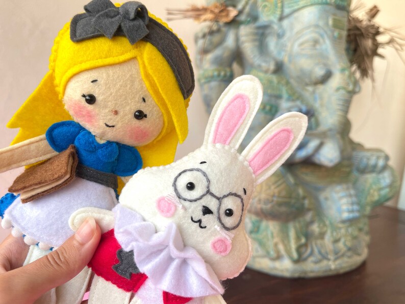 White Rabbit and Alice PDF Set Pattern / Fairytale Pattern / - Etsy