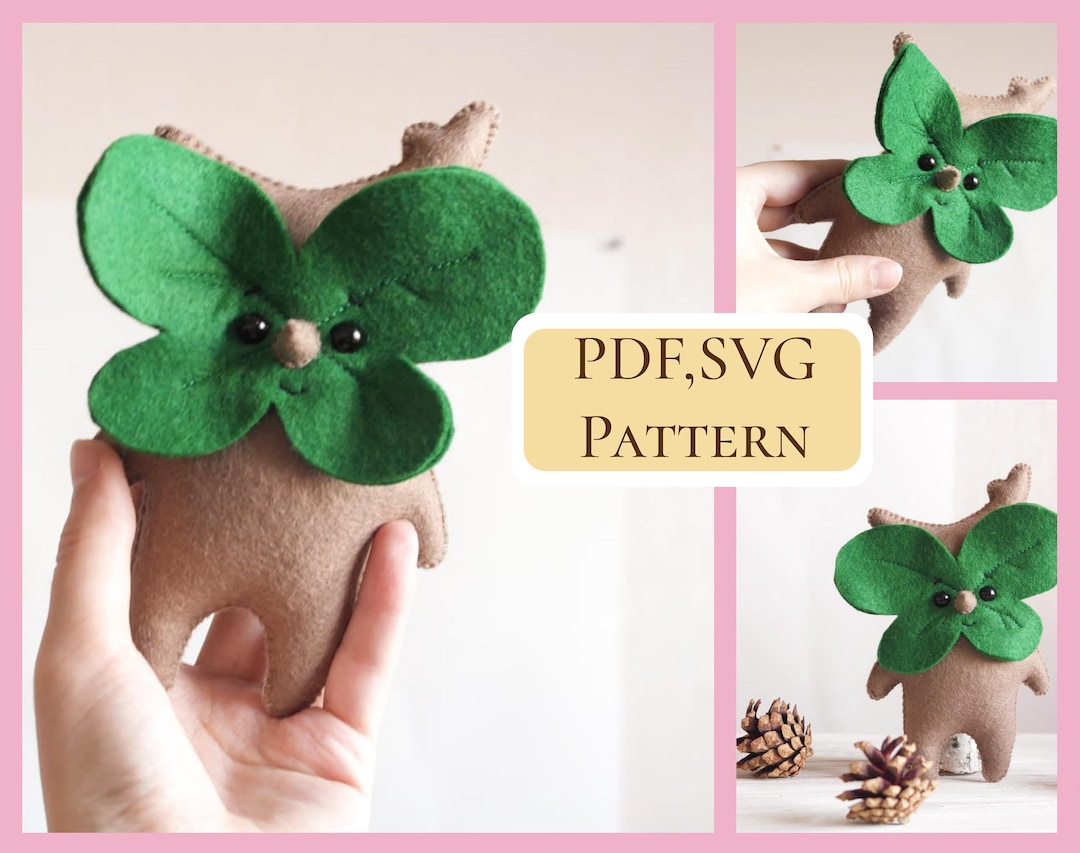 PDF Korok Linder Doll Pattern / Korok Felt Easy Sewing Pattern / Zelda ...