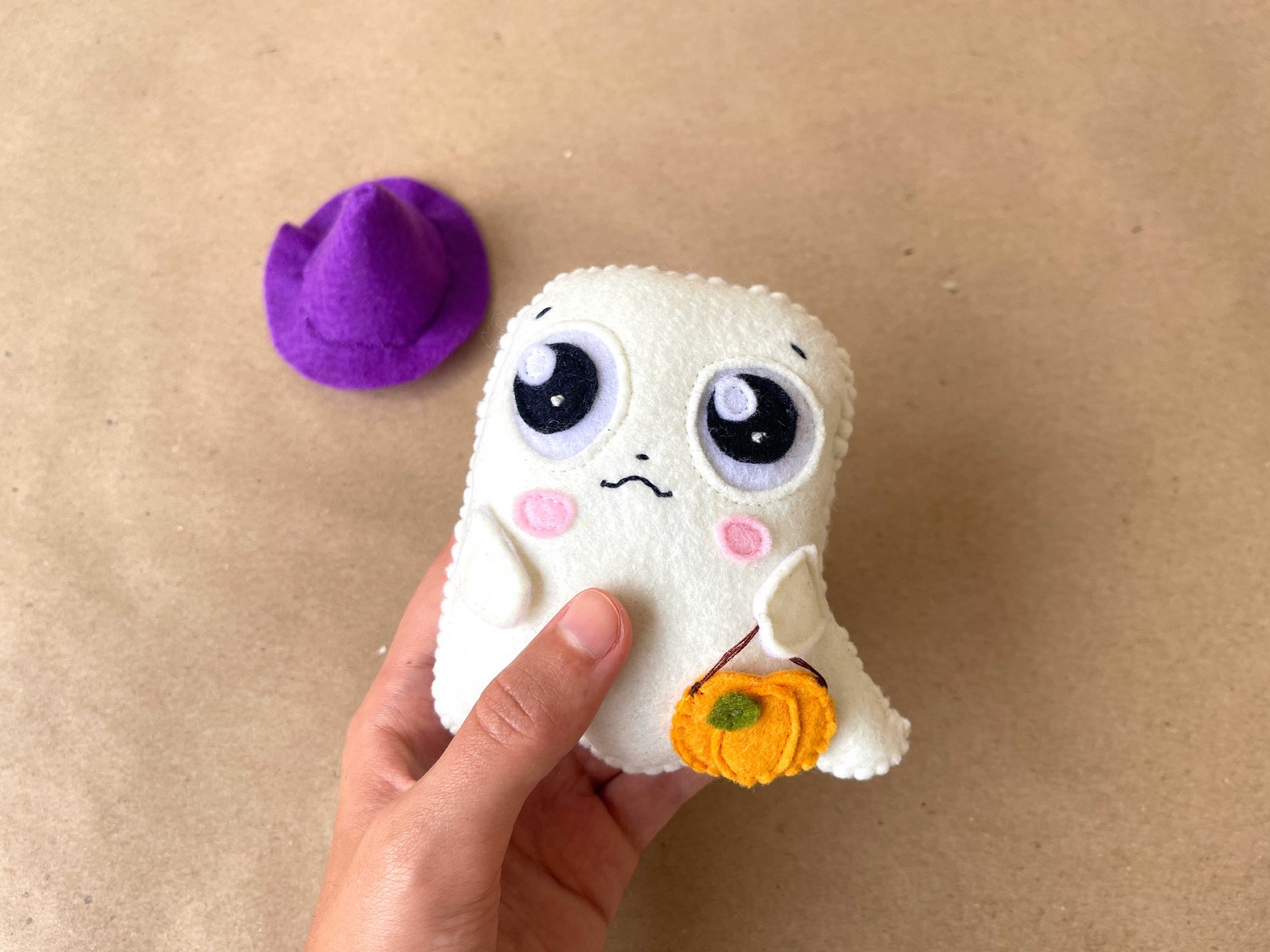 PDF Ghost Felt Sewing Pattern / Halloween Soft Felt Toy - Etsy