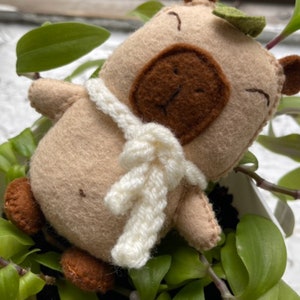 Capybara PDF Felt Toy Pattern / Felt Easy Sewing Doll Pattern / Cute ...