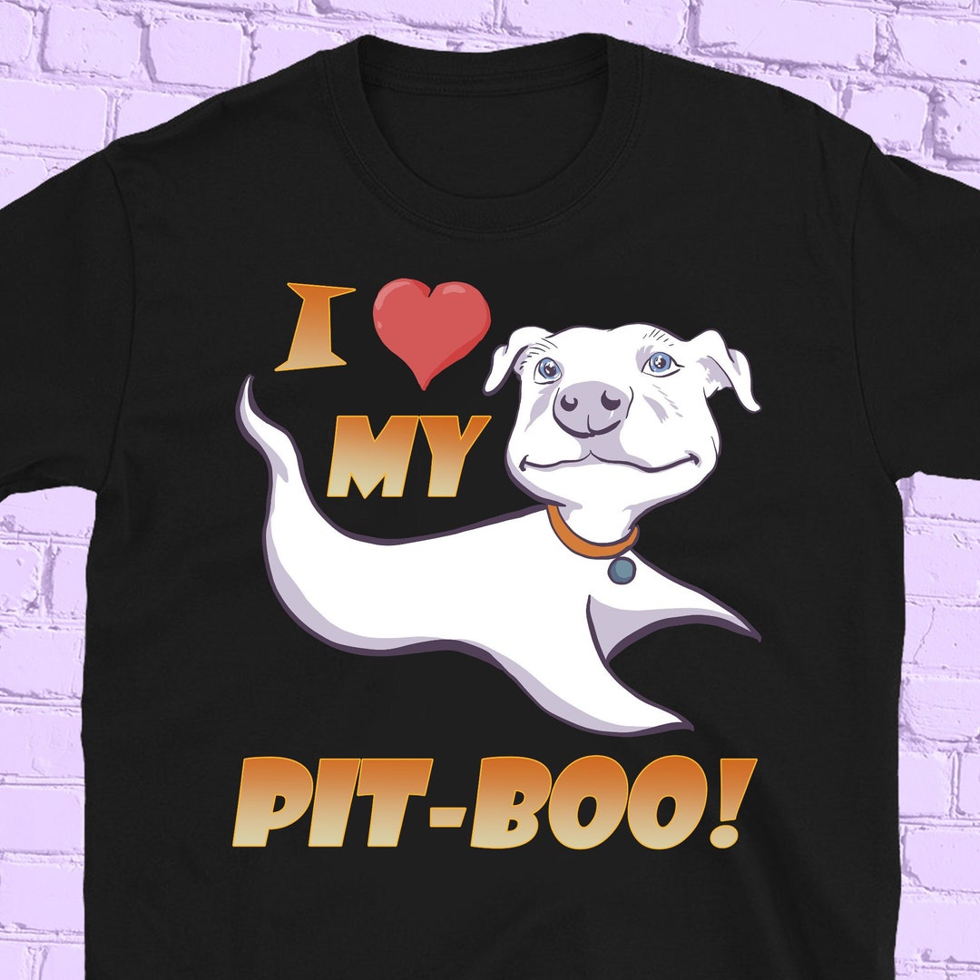 Halloween Pitbull Pit Boo Ghost Treat - Etsy