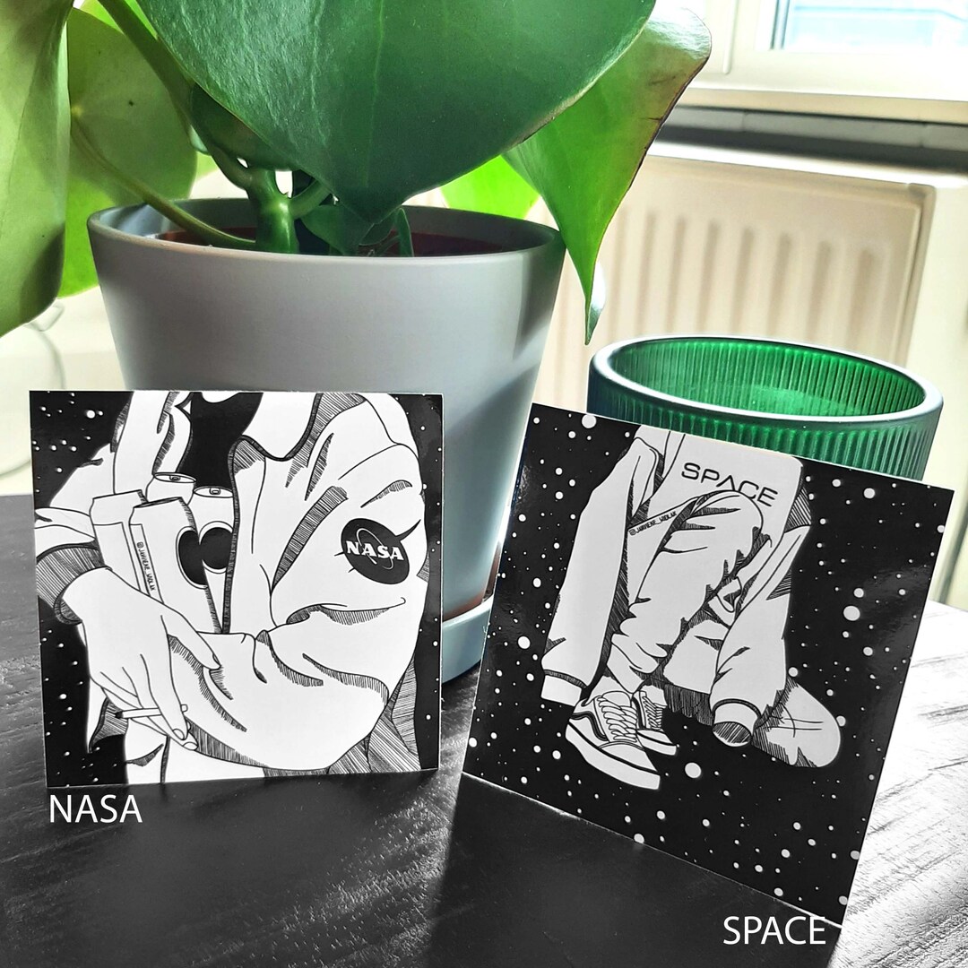 Space Collection Vinyl Stikcers waterproof - Etsy