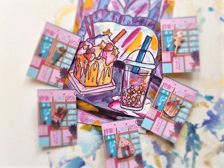 Space Pocky Space Food Rose Gold Hard Enamel Pin | Etsy