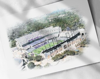 Tcu Horned Frogs Art Poster - Etsy