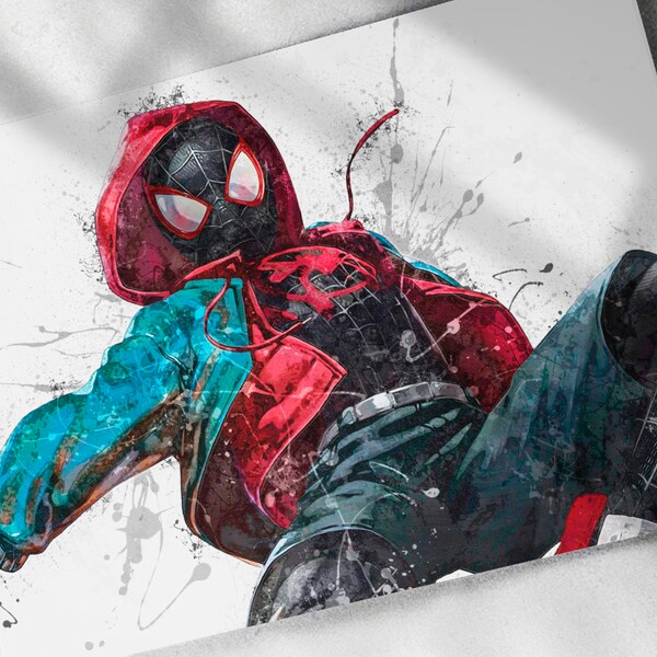 Miles Morales Framed Posters - Etsy