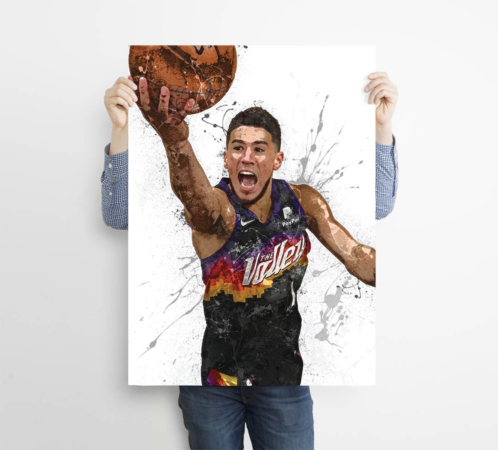Devin Booker Poster Phoenix Suns Canvas Print Sports Art | Etsy Australia