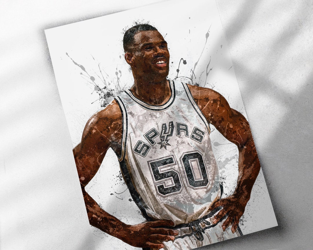 David Robinson Poster Print San Antonio Spurs Canvas Print, Framed Art ...