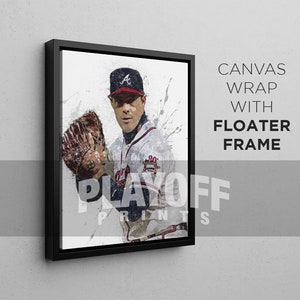 Greg Maddux Poster, Atlanta Braves Poster Canvas Print, Framed Art ...