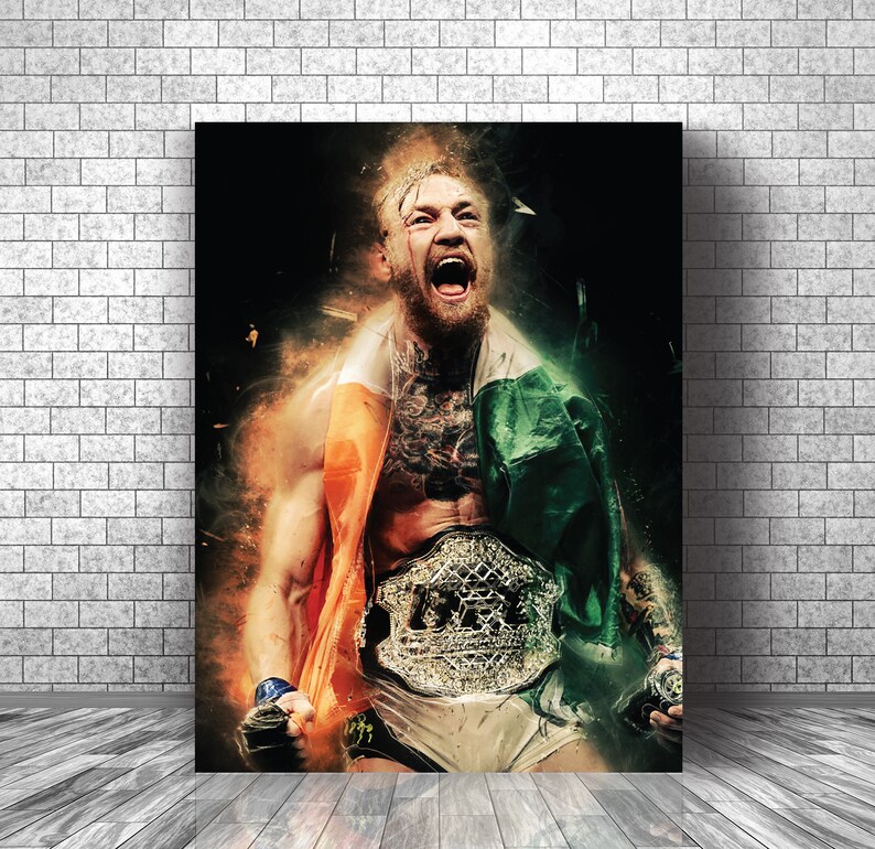 Conor Mcgregor Poster Canvas Print Sports Art Print | Etsy Conor Mcgregor Poster Canvas Print Sports Art Print | Etsy