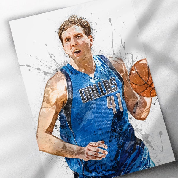 Dirk Nowitzki Poster - Etsy