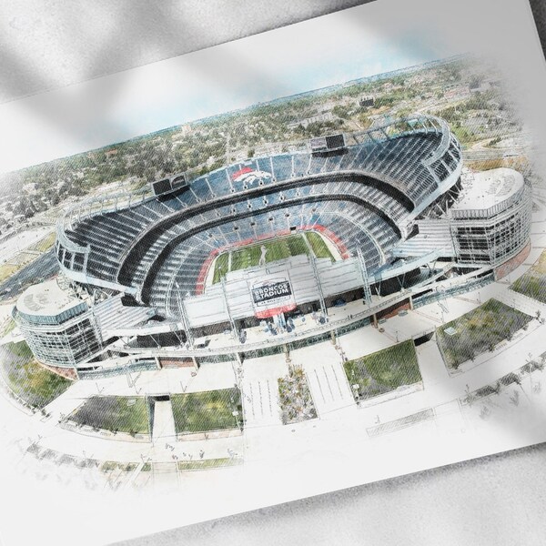 Empower Stadium Art - Etsy