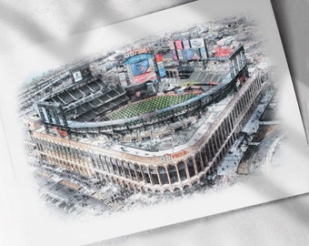 Citi Field Poster - Etsy