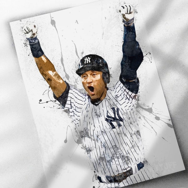Derek Jeter Poster - Etsy