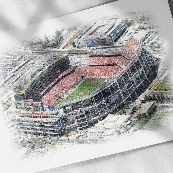 San Francisco Stadium Svg - Etsy