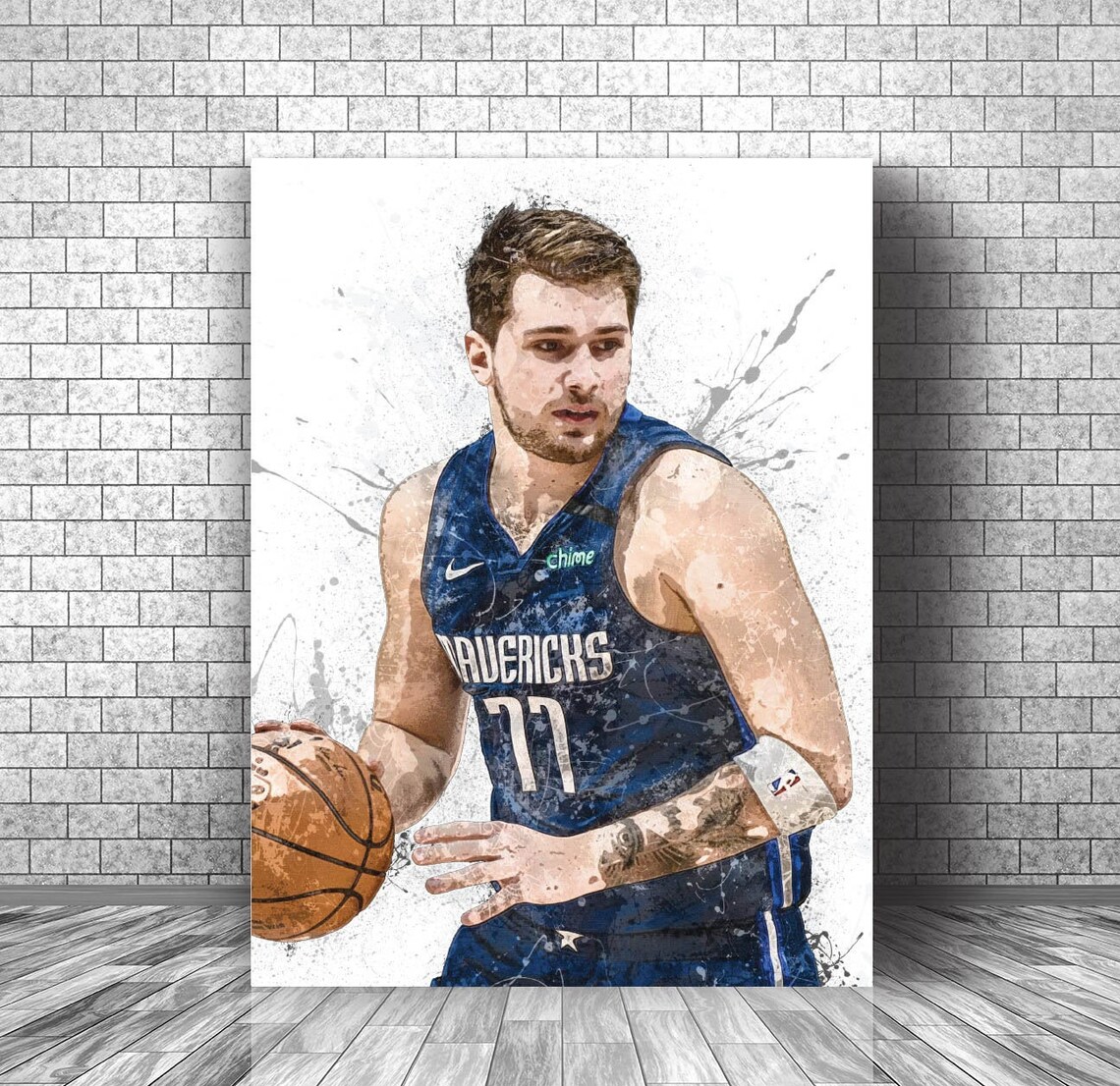 Luka Doncic Poster Print Dallas Mavericks Canvas Print | Etsy