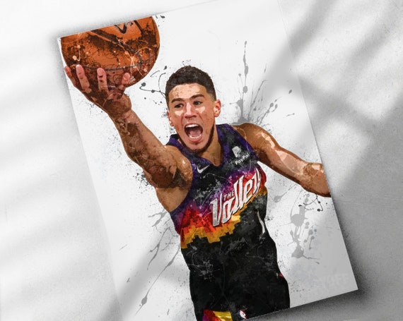 Devin Booker Poster Phoenix Suns Canvas Print Sports - Etsy