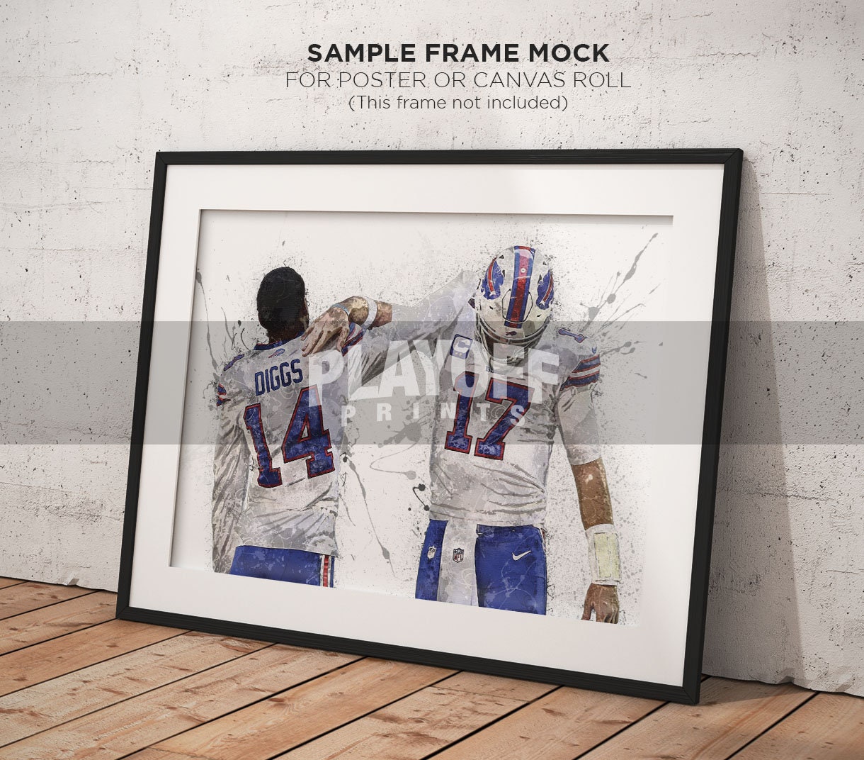 Josh Allen and Stefon Diggs Poster sold by Nambcvt | SKU 565434 ...