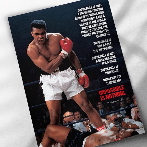Muhammad Ali - Etsy