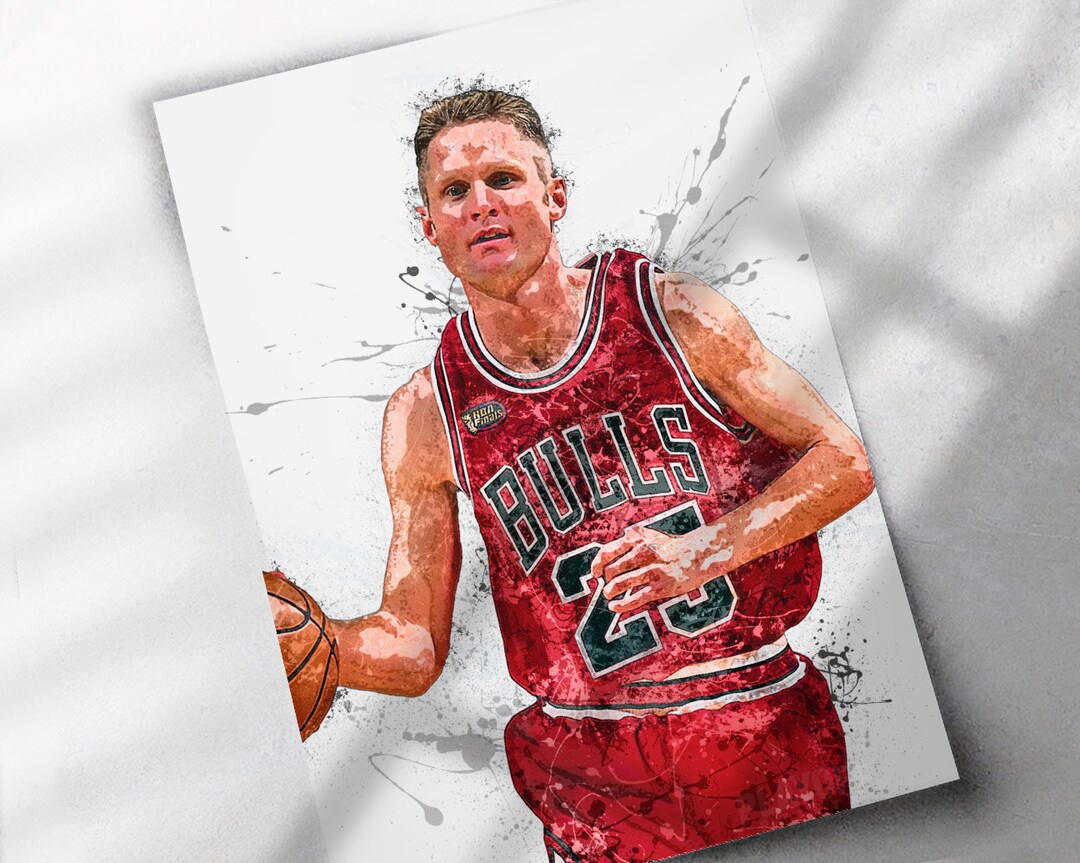 Steve Kerr Poster Chicago Bulls Canvas Print, Sports Framed Print ...