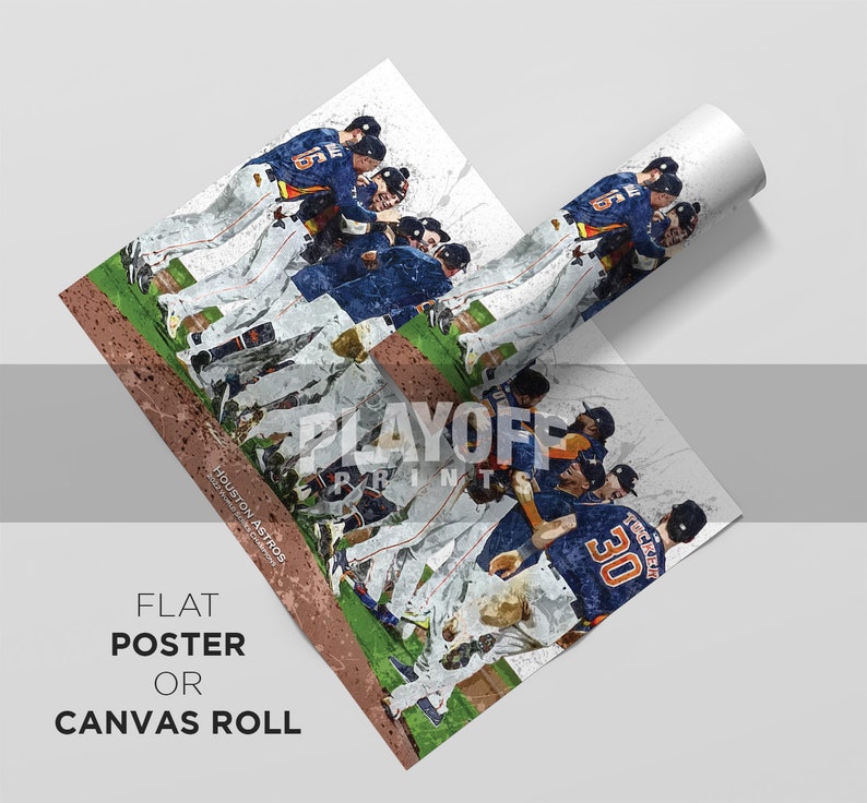 Houston Astros 2022 World Series Poster Canvas Print Sports - Etsy
