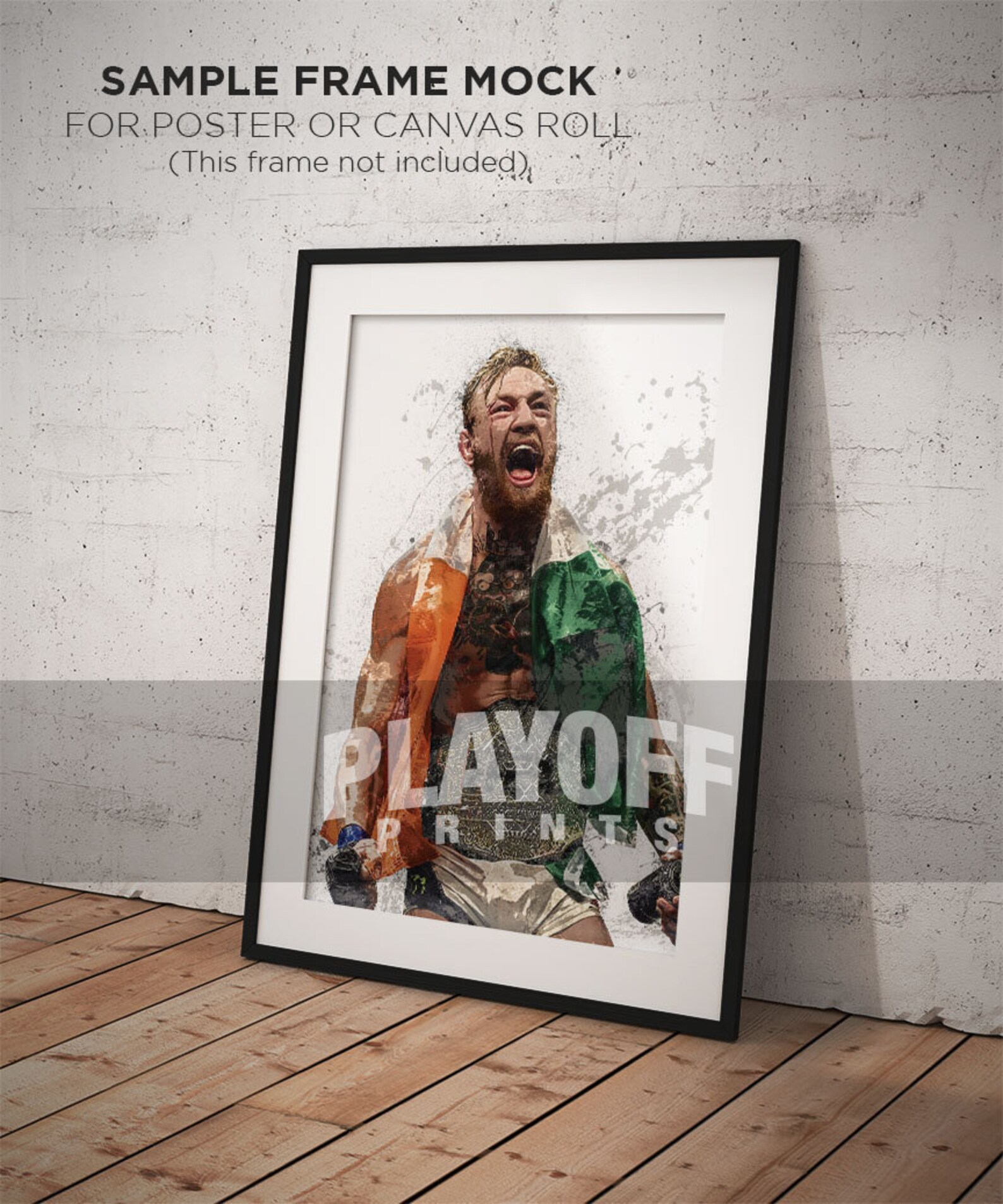 Conor Mcgregor Poster Canvas Print Sports Framed Print - Etsy