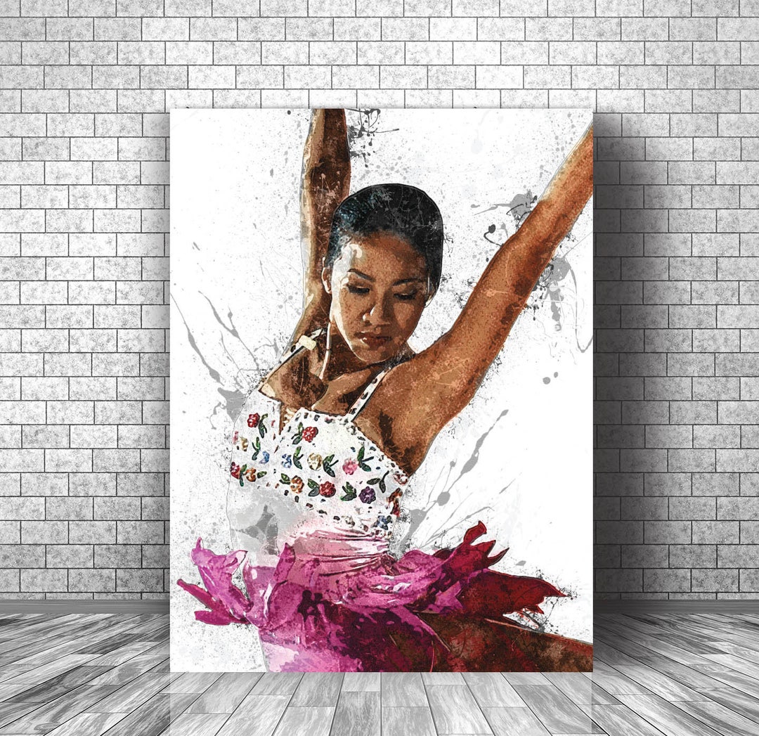 Michelle Kwan Poster Canvas Print Sports Art Print Man - Etsy