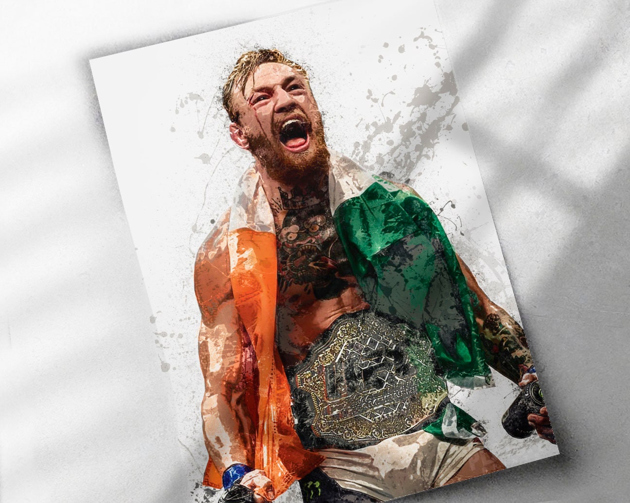 Conor Mcgregor Poster Canvas Print Sports Framed Print - Etsy