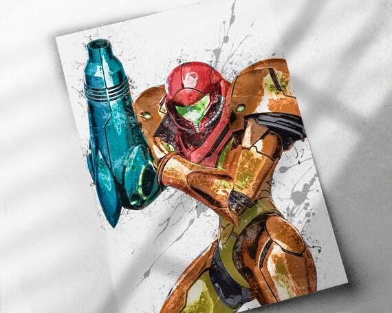 Samus Aran Power Suit Drawing
