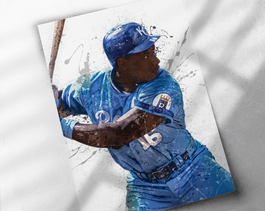 Bo Jackson Poster, Kansas City Royals Poster Canvas Print, Framed Art ...