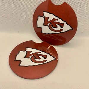 Kansas City Chiefs Car Coasters | Etsy