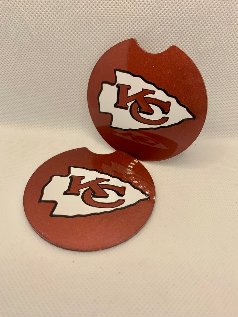 Kansas City Chiefs Car Coasters - Etsy