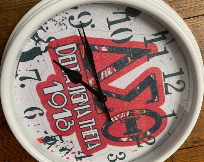 Delta Sigma Theta Sorority Clock - Etsy