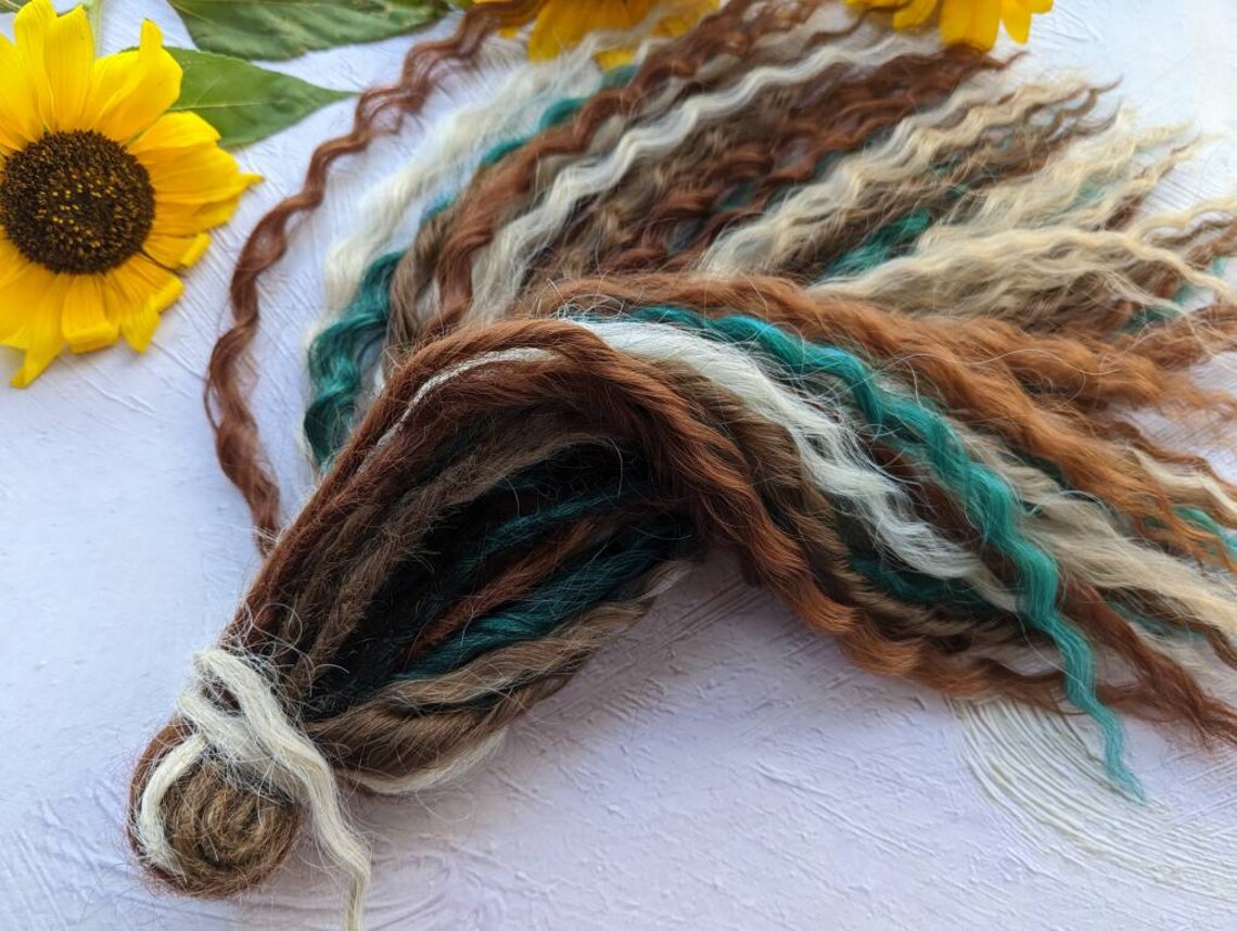 Bohemian Soft Curl Extensions Curly Extensions Wavy Dreads - Etsy