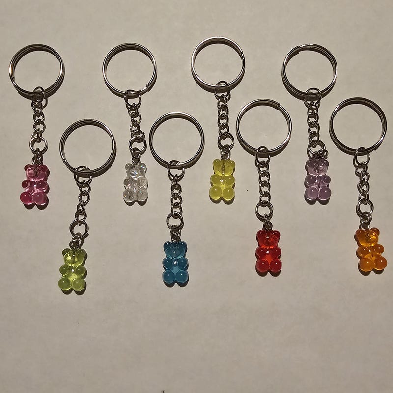 Bear Keychain - Etsy
