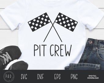 Pit Crew Car Svg | Etsy