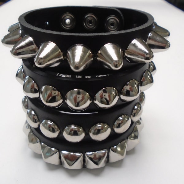 Punk Wristbands - Etsy