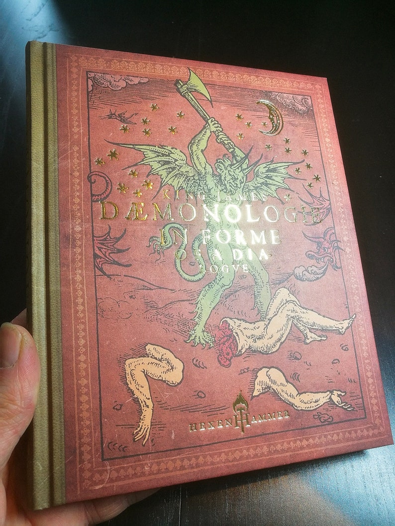 Daemonologie By King James Rare Occult Book Hand Numbered Etsy