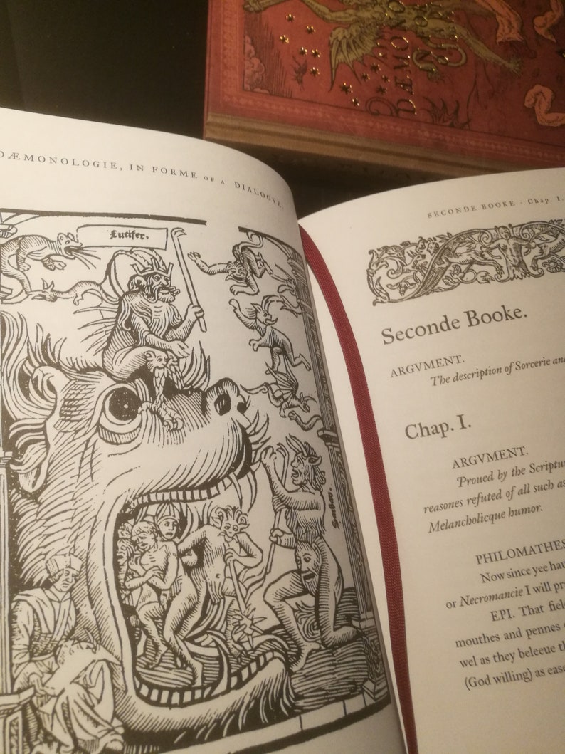Daemonologie by King James Rare Occult Book Hand-numbered | Etsy