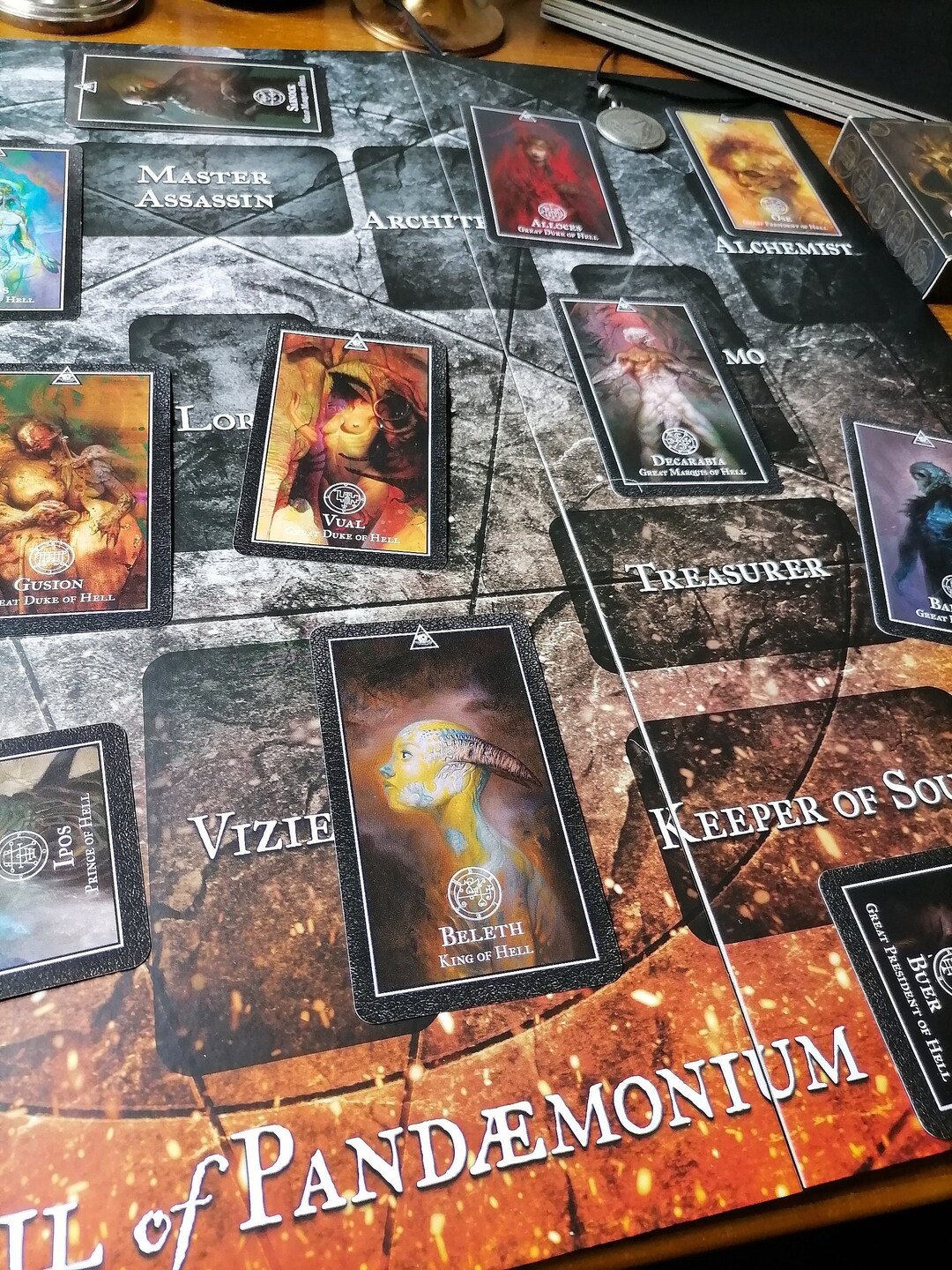 Council of Pandaemonium - Ars Goetia Tarot Summoning Board for Occult ...