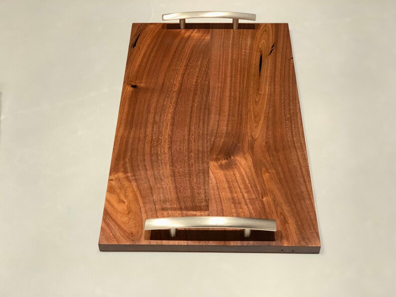 Solid Walnut Serving Tray - Etsy