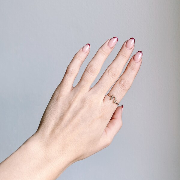 Gold Initial Ring - Etsy