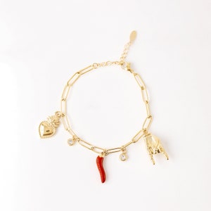 Italian Lucky Horn Necklace • Hand Gesture Horn • Italy Corno ...